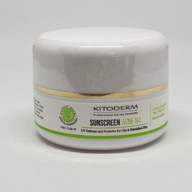 Jual kitoderm sunscreen acne N4 | Shopee Indonesia