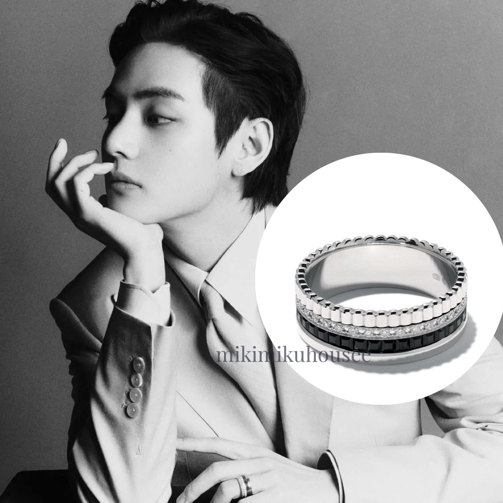 Jual READY STOCK BTS V QUATRE BLACK RING TIME MAGAZINE COVER CINCIN ...