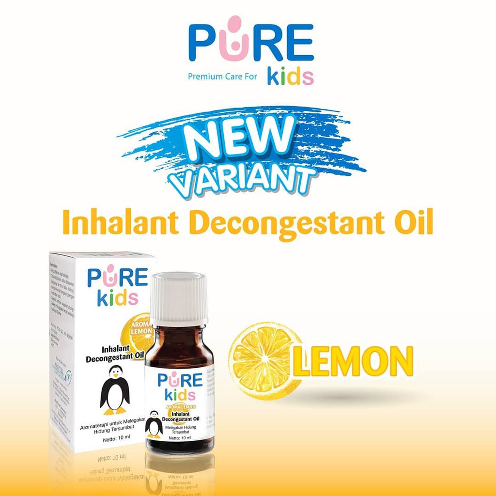 Jual PURE KIDS INHALANT DECONGESTANT OIL 10ML | Shopee Indonesia