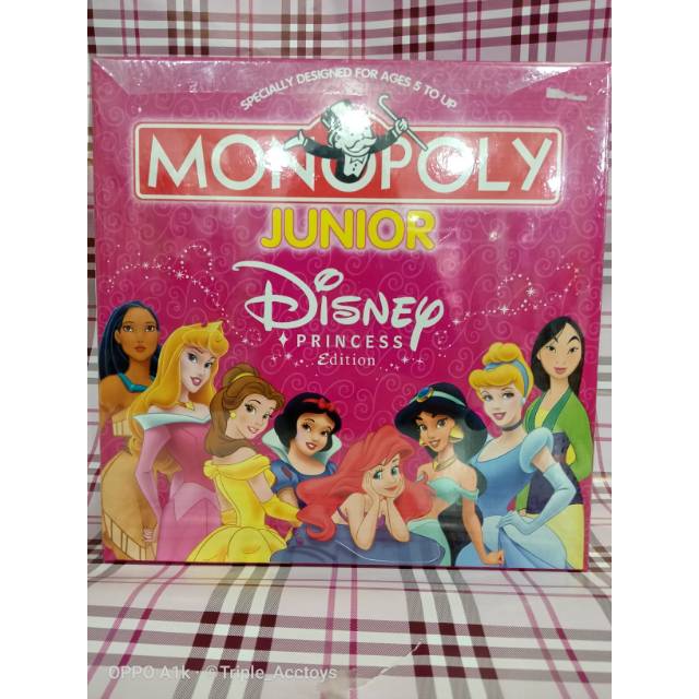 Jual Monopoly Junior Tema Disney Princess Edition | Shopee Indonesia