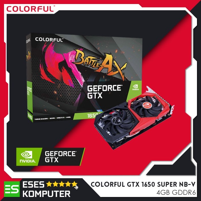 Jual VGA Colorful GeForce GTX 1650 SUPER NB 4G-V - 4GB GDDR6 | Shopee ...