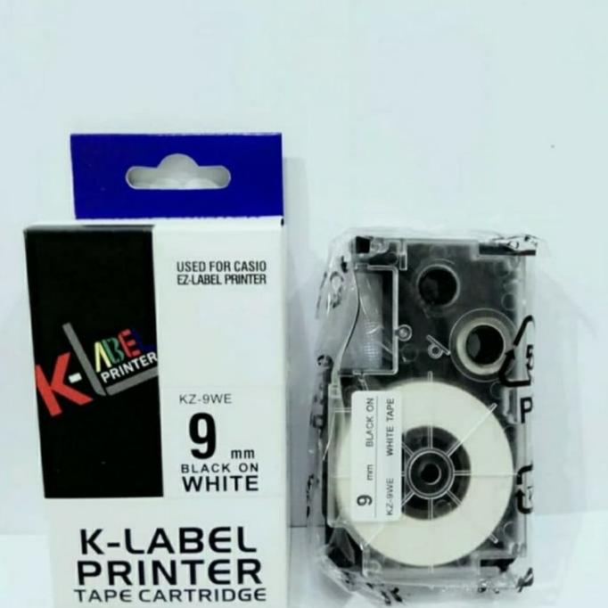 Jual K-Label Printer 9Mm Compatible Use Casio Ez Tape Label Printer 9 ...