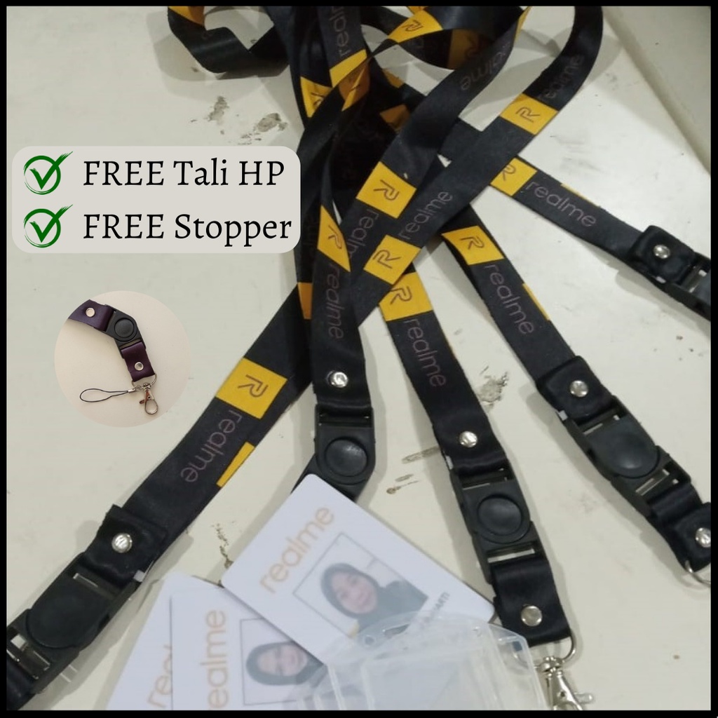 Jual [Realme] Tali Lanyard Custom / Lanyard Karyawan / Tali Custom ...