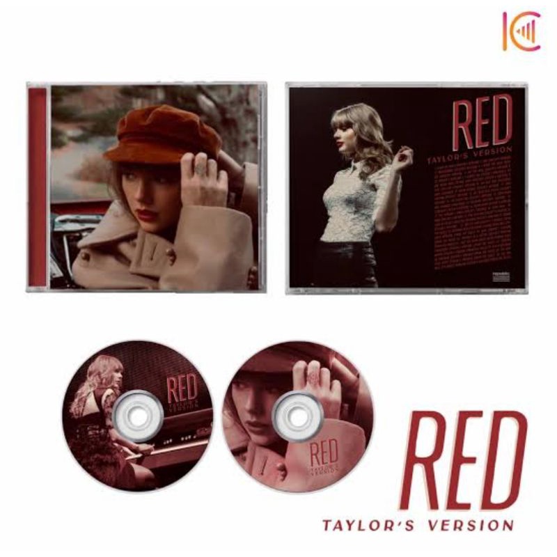 Jual CD Taylor Swift RED Taylor's Version 2021 | Album Taylor Swift RED ...