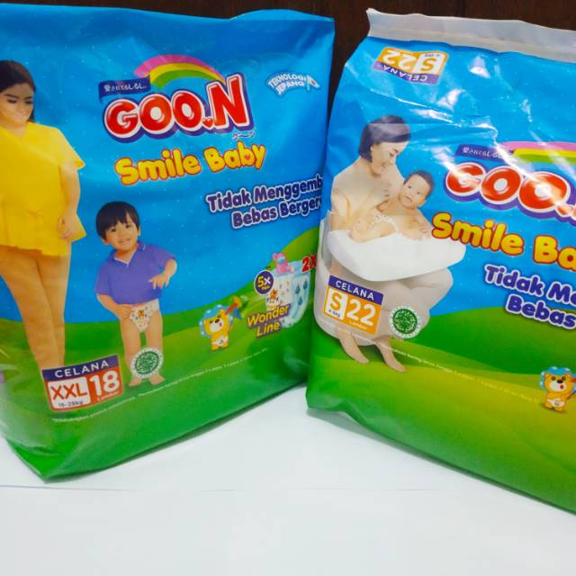 Jual Goon smile baby pants S22/M20/XXL18 wonder line | Shopee Indonesia