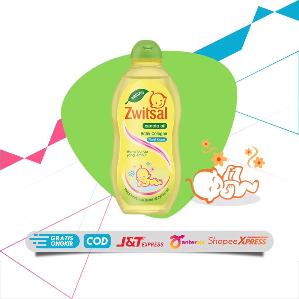 Jual Zwitsal Baby Cologne 100ml Floral Kisses / Soft Touch Canola Oil ...