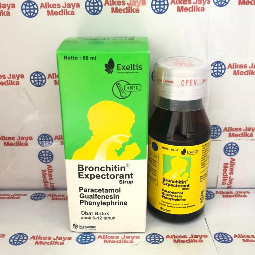 Jual Bronchitin Expectorant 60 ml ( Obat Batuk ) | Shopee Indonesia