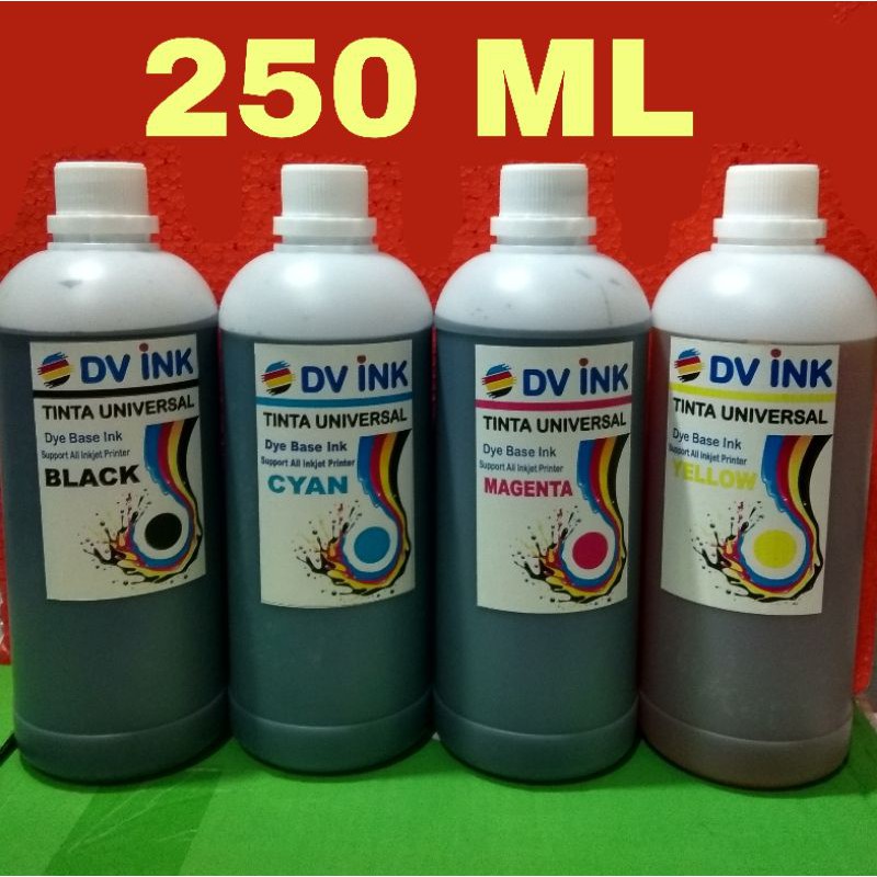 Jual tinta canon 250 ml tinta refill universal canon epson. | Shopee ...