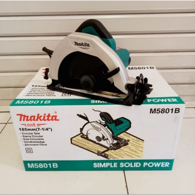 Jual CIRCULAR SAW MAKITA 7" INCH MESIN GERGAJI TRIPLEK KAYU CIRCLE ...