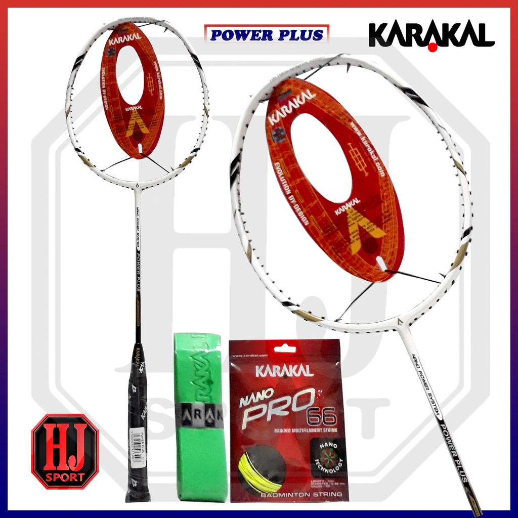 Jual Raket Original Karakal Power Plus Bonus Senar Kaos Badminton ...