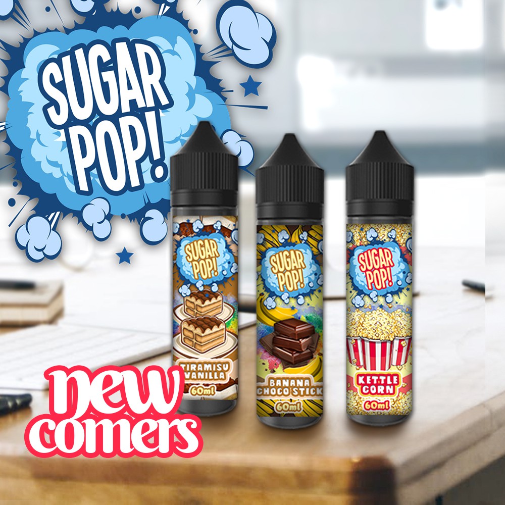 Jual Vapor Vape Liquid Sugar Pop Juice (Brand New) | Shopee Indonesia
