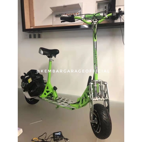 Jual Goped Scooter Engine Uber Scoot 72cc 2 Speed Skuter Bensin Model 2020 | Shopee Indonesia