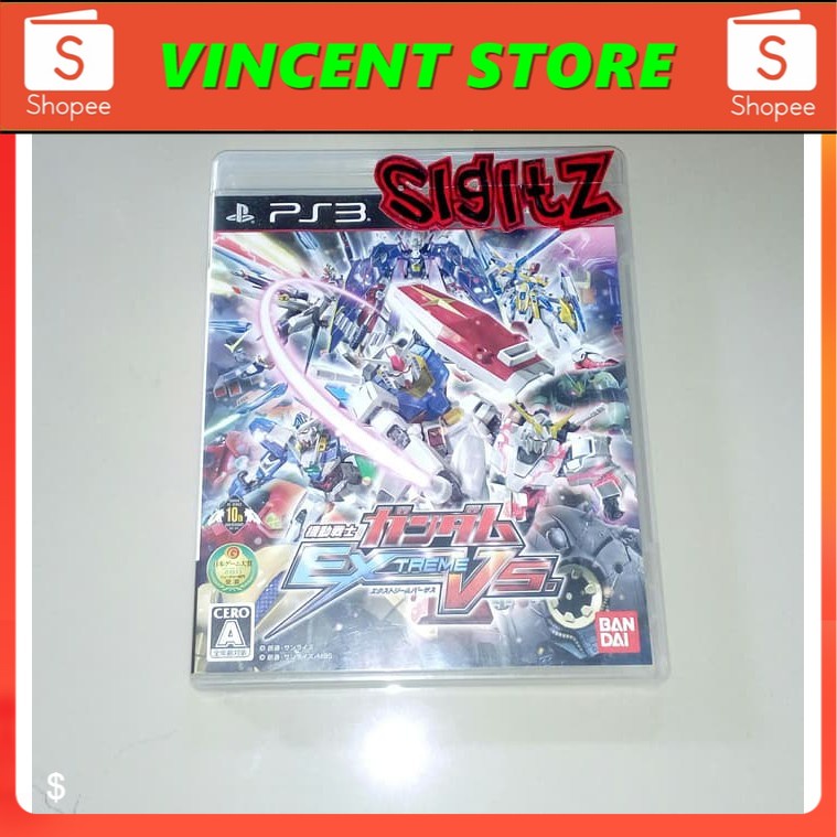 Jual PRODUK ORIGINAL!!! bd PS3 kaset game MOBILE SUIT GUNDAM EXTREME VS | Shopee Indonesia
