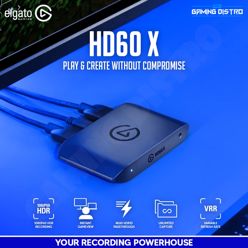 Jual Elgato HD60 X USB Game Capture 4K60 HDR10 Passthrough Instant ...