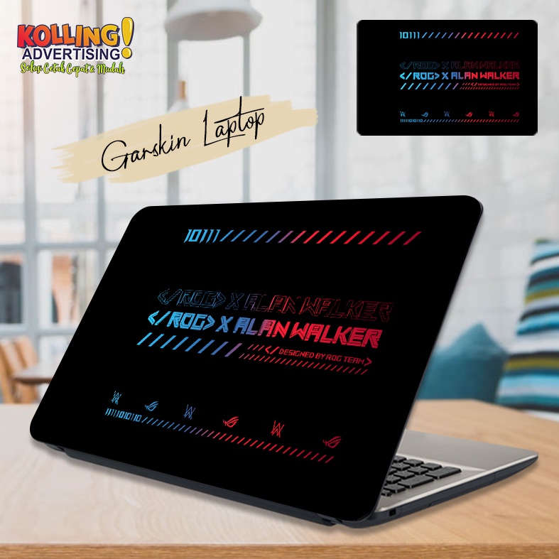 Jual Garskin Laptop AW X ROG wallpaper Skin Laptop Stiker Laptop ...