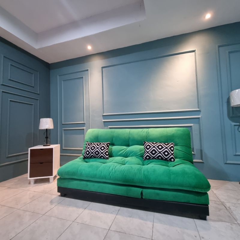 Jual sofa bed gelembung plus meja consol 2 meter | Shopee Indonesia