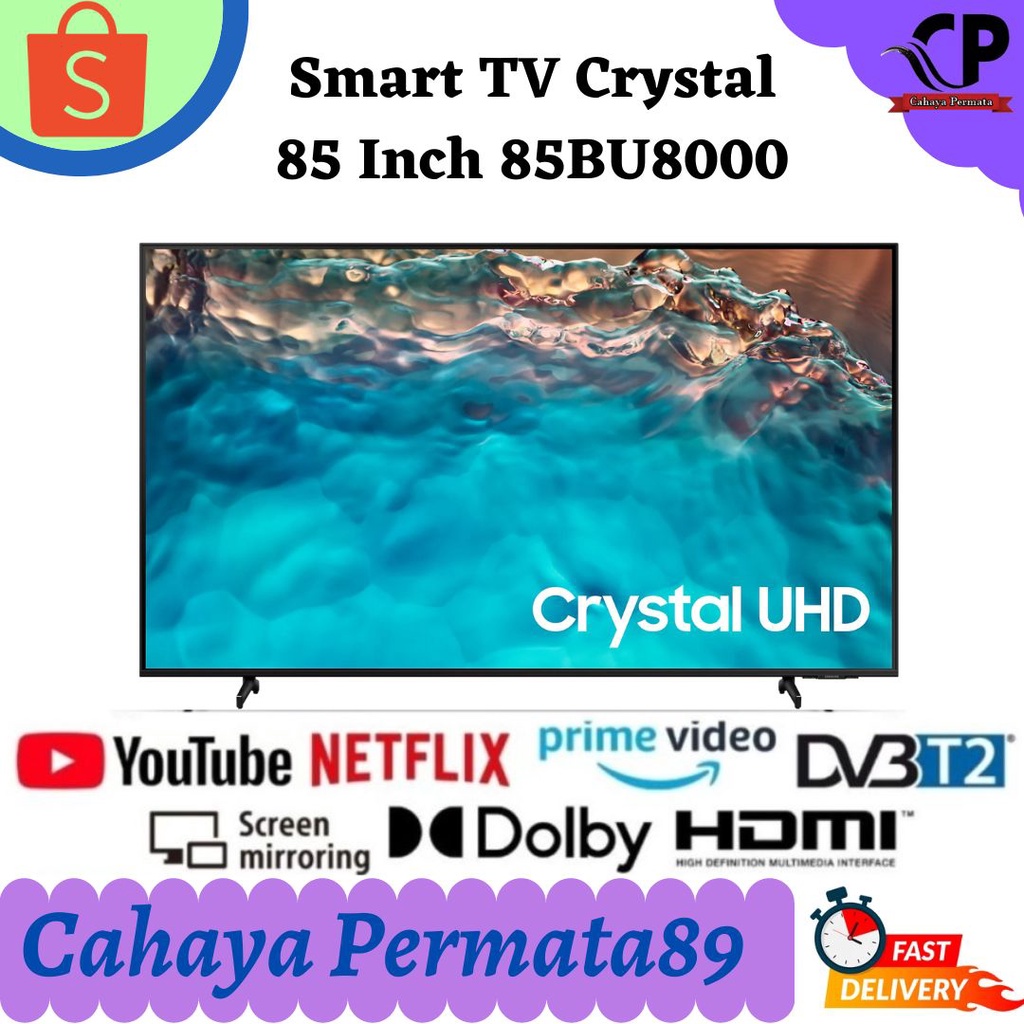 Jual SAMSUNG 85BU8000 Smart TV 85 Inch Crystal UHD 4K BU8000 ...