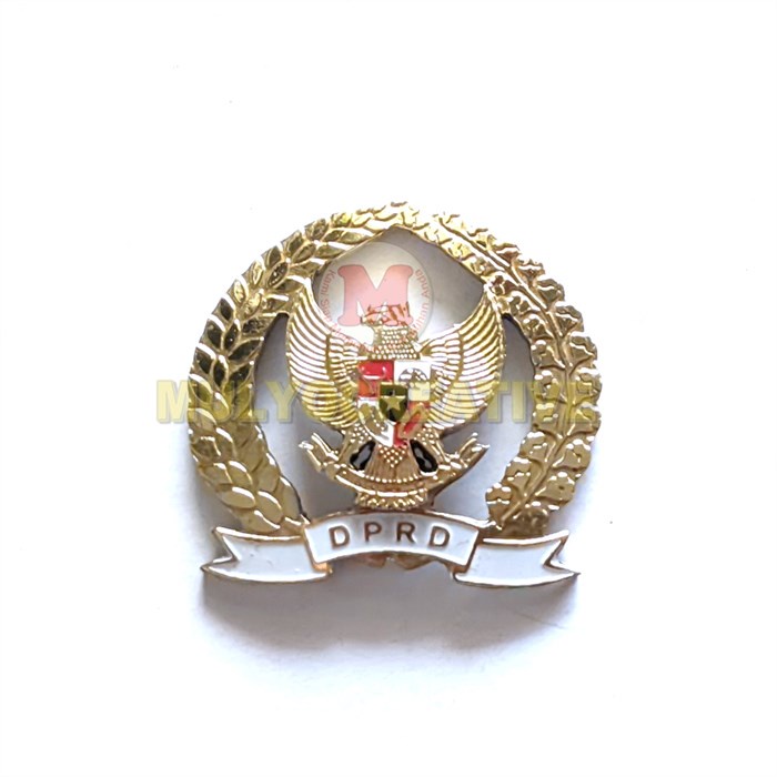 Jual Pin DPRD Garuda Full Logam Bros DPRD Wara Emas Logam Kuningan ...