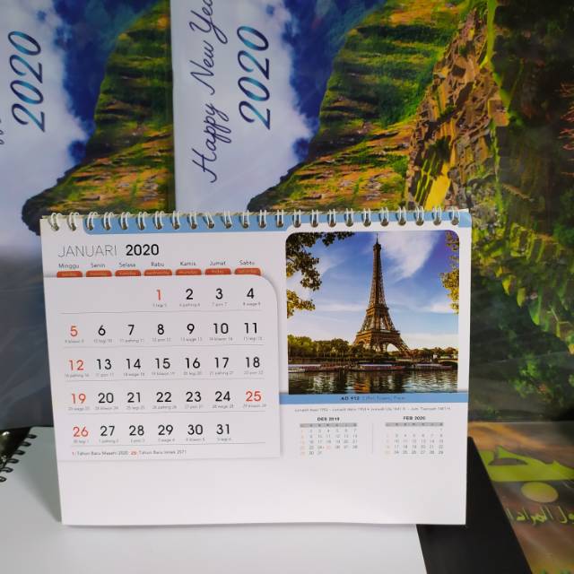 Jual Kalender meja 2020 pariwisata dunia | Shopee Indonesia