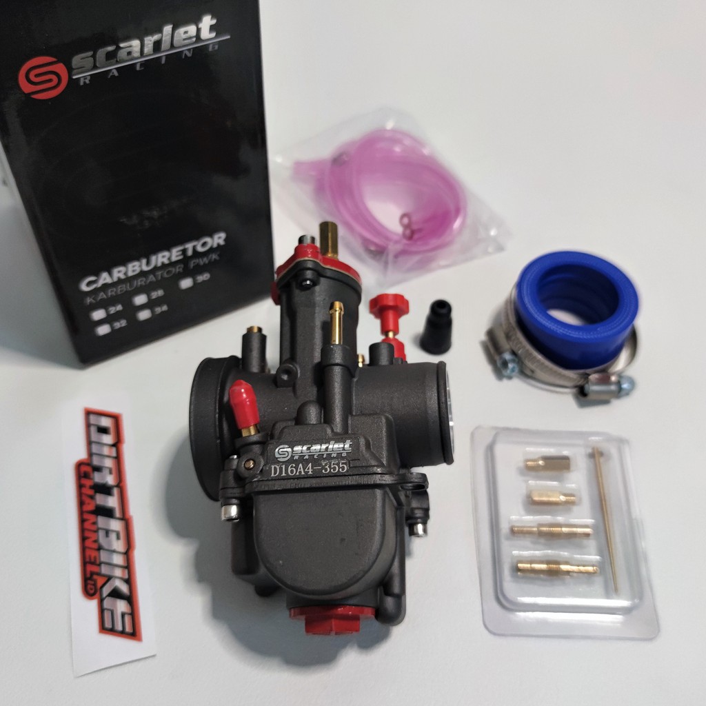Jual Karburator PWK SCARLET 24 26 28 30 32 34 Karbu SCARLET BLACK SERIES | Shopee Indonesia