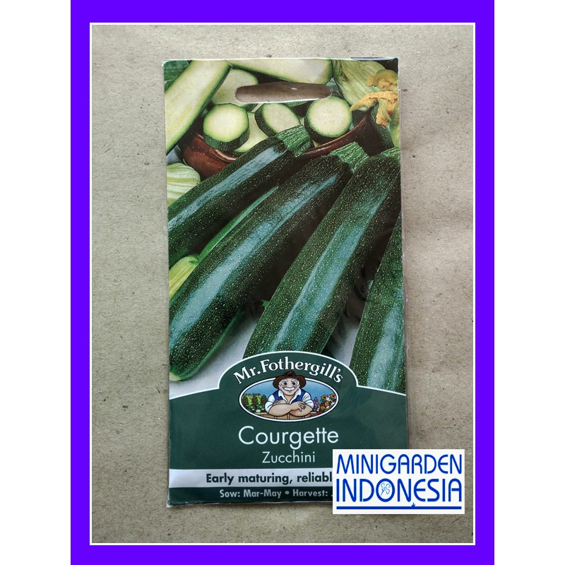 Jual 1 Pack 20 Benih TIMUN IMPOR Zucchini F1 Mr Fothergills Bibit ...