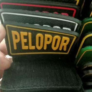 Jual patch ruber pelopor logo karet pelopor emblem karet pelopor ...