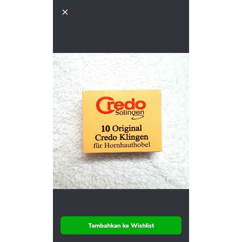 Jual silet credo solingen original made in germany | Shopee Indonesia