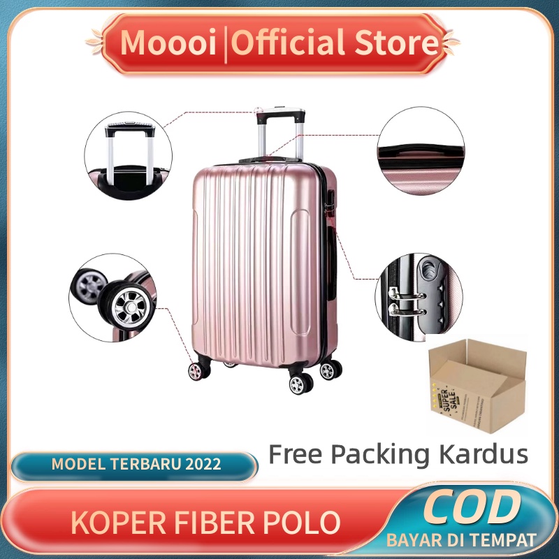 Jual MOOOI Koper 18 Inch Polo Koper Fiber Import Murah | Shopee Indonesia
