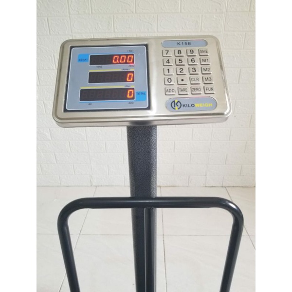 Jual Timbangan Duduk Digital Kiloweigh 150kg Timbangan Barang 200kg Double Layar Timbangan ...
