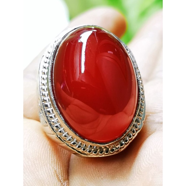 Jual Batu akik natural red raflesia crystal super jumbo | Shopee Indonesia