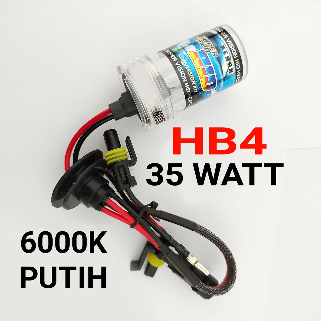Jual BOHLAM LAMPU HID MOBIL H4 H1 H11 H7 H16 HB3 HB4 35 WATT 55 WATT 6000K PUTIH 35W 55W ...