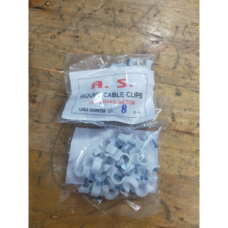 Jual Klem Clem Kabel Paku beton / Perapi Kabel | Shopee Indonesia