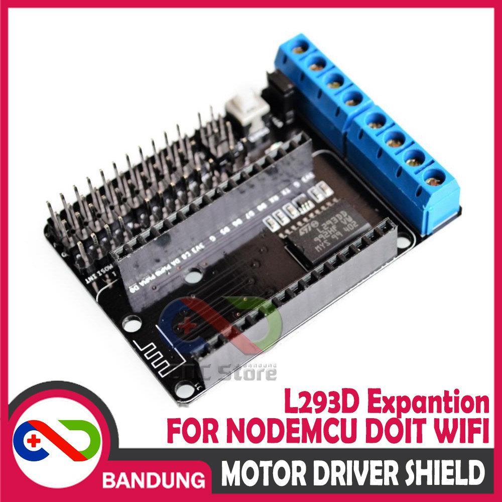 Jual L293 L293D MOTOR DRIVER SHIELD FOR NODEMCU DOIT WIFI ESP8266 BOARD ...