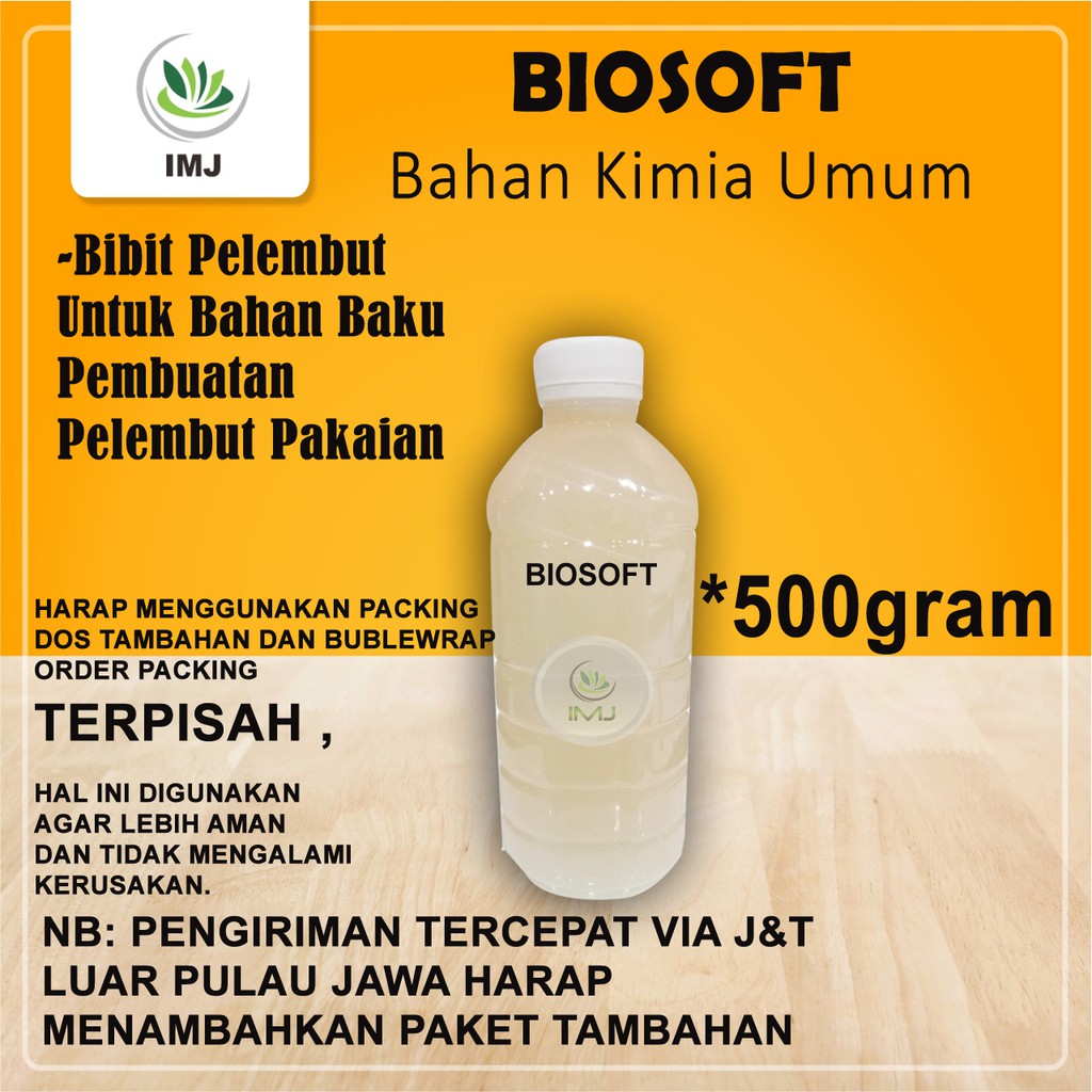 Jual BIOSOFT l Bahan Pelembut Pakaian Kemasan 500Gram | Shopee Indonesia