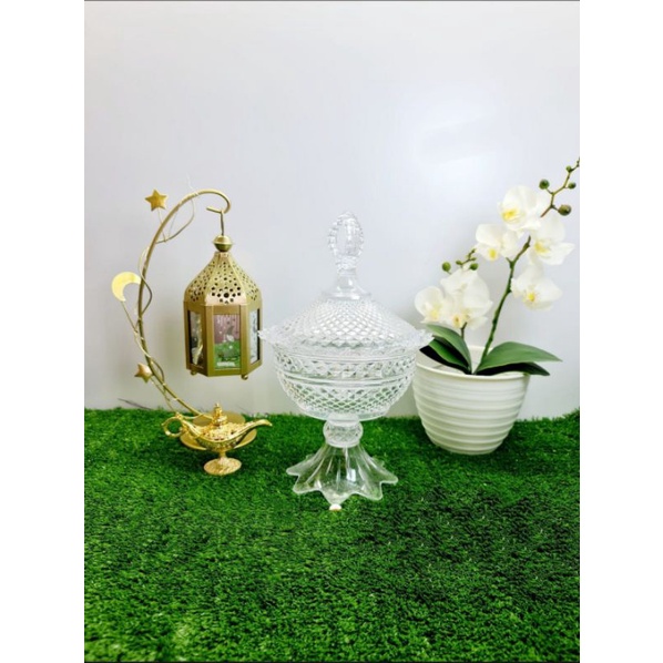 Jual Toples Kristal Tiara Toples Plastik Besar Crystal Snack Kue ...
