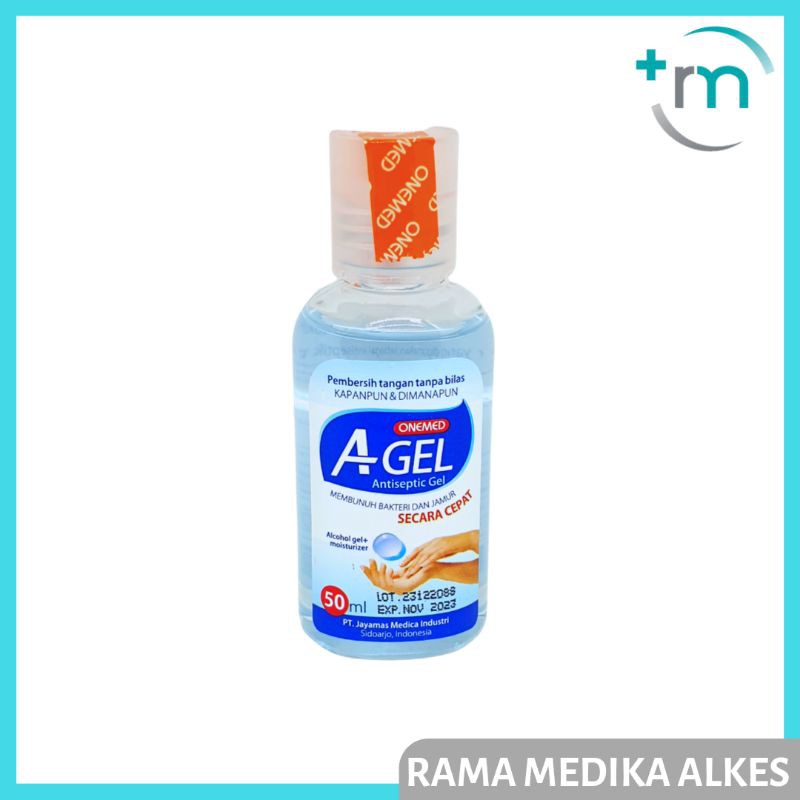 Jual ASEPTIC GEL 50 ML ONEMED AGEL A GEL | hand sanitizer hand rub ...