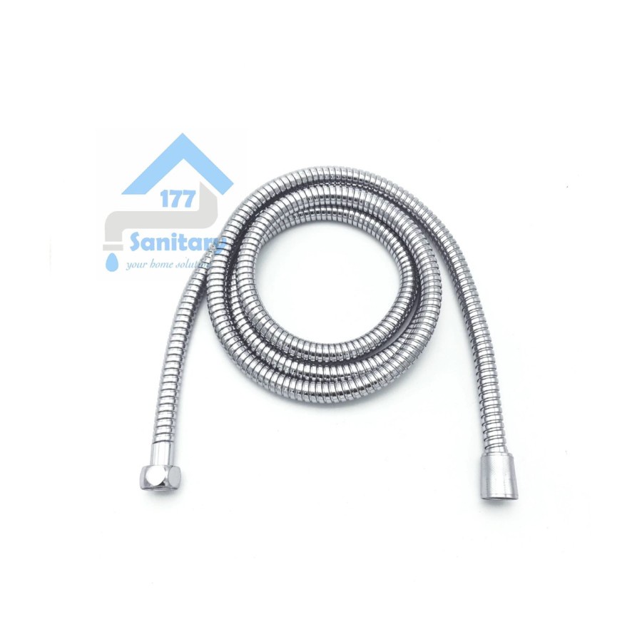Jual Selang Hose Stainless 200cm NT MURAH - Selang Shower Mandi Closet Kloset Flexible Hose 2m ...