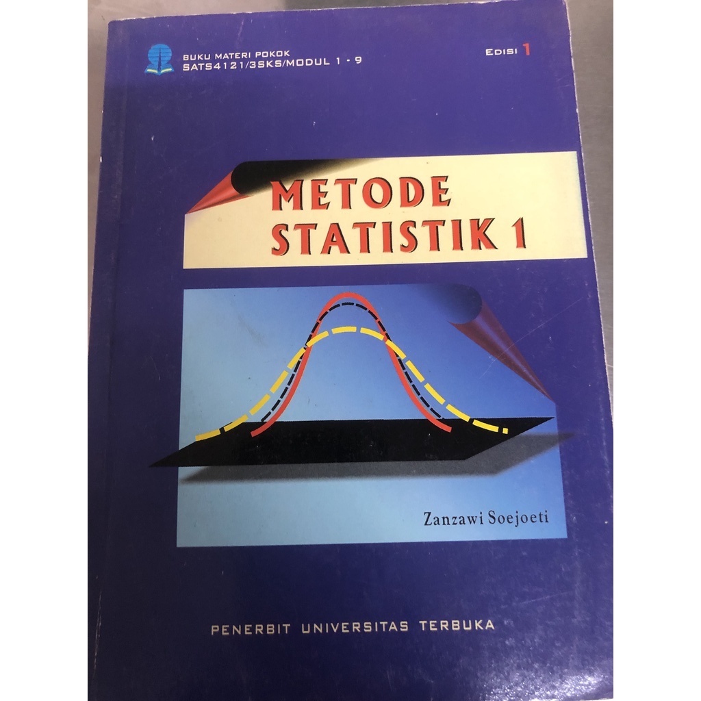 Jual Modul/Buku Universitas Terbuka SATS4121 METODE STATISTIK 1 EDISI 1 ...