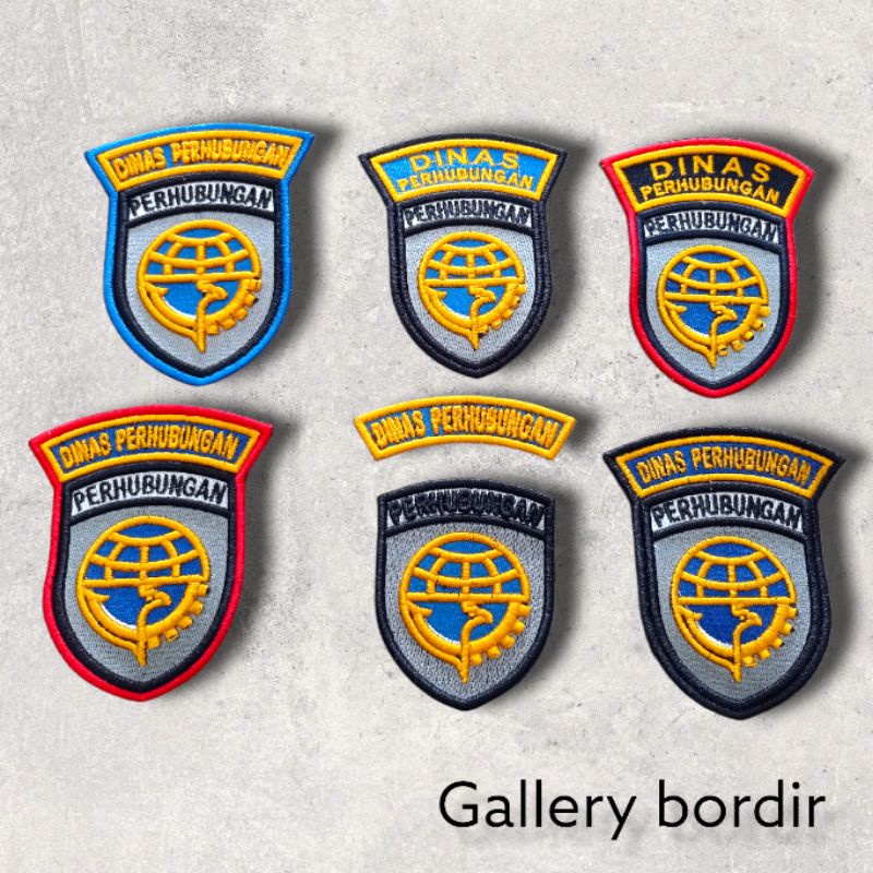 Jual TERBARU!!! logo dishub dan lokasi timbul 3d | bordir dishub murah ...