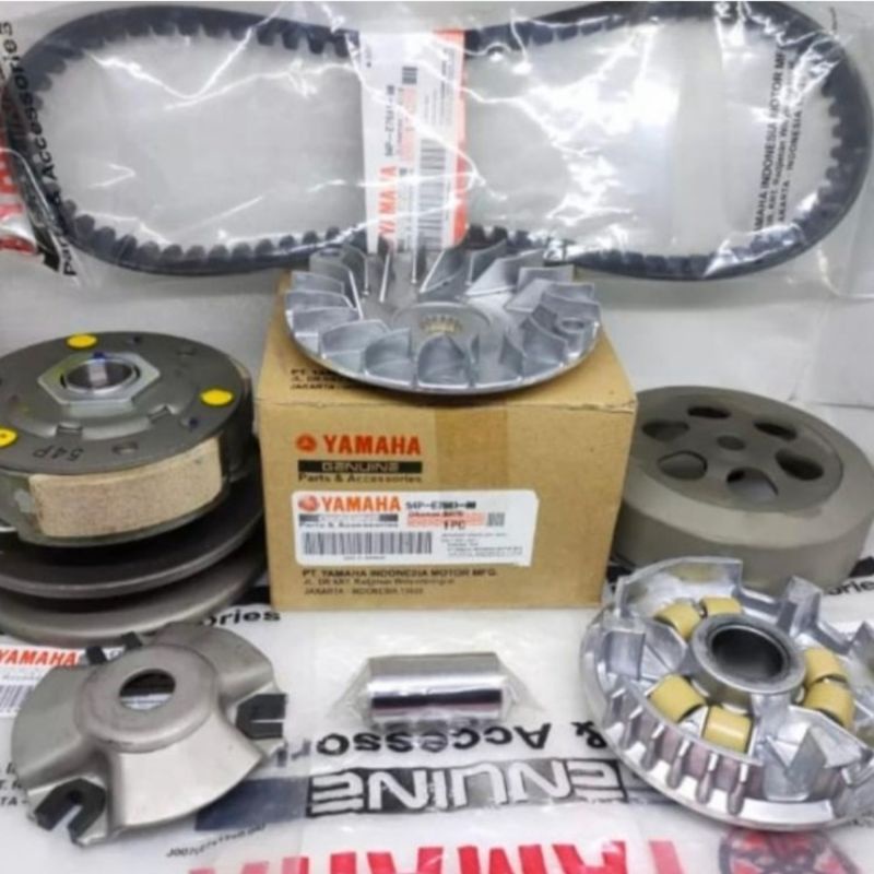 Jual PAKETAN CVT LENGKAP RUMAH ROLLER VANBELT GANDA PULLY ASSY MIO J PNP SOUL GT FINO 115 MIO GT ...