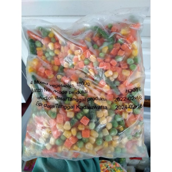 Jual mix vegetable 1kg | Shopee Indonesia