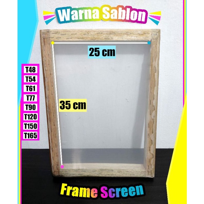 Jual Frame screen sablon 25 x 35 | Shopee Indonesia