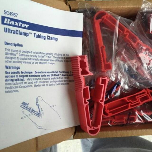 Jual ULTRACLAMP/CLAMP CAPD/KLEM MERK BAXTER | Shopee Indonesia