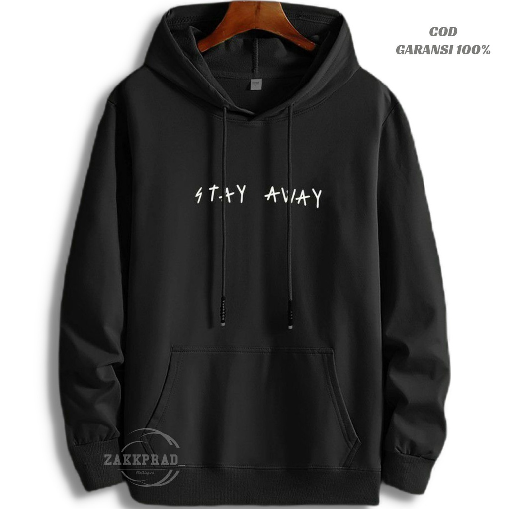 Jual Sweater Hoodie Pria Distro STAY AWAY Original Brand Unisex Cewek ...