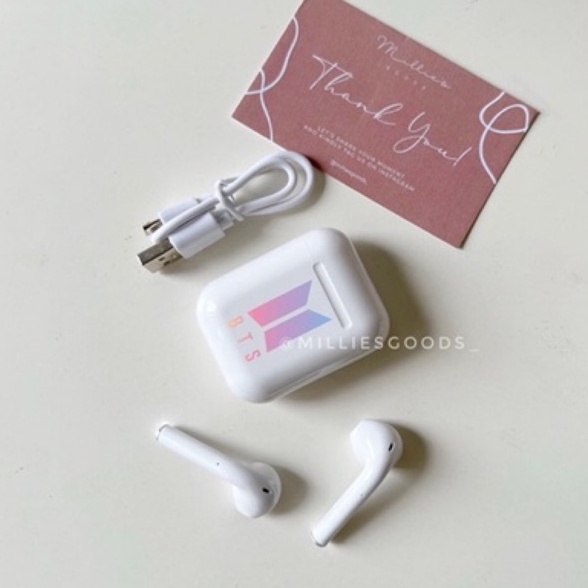 Jual earphone TWS inpods 12 Custom gambar custom nama - earphone ...