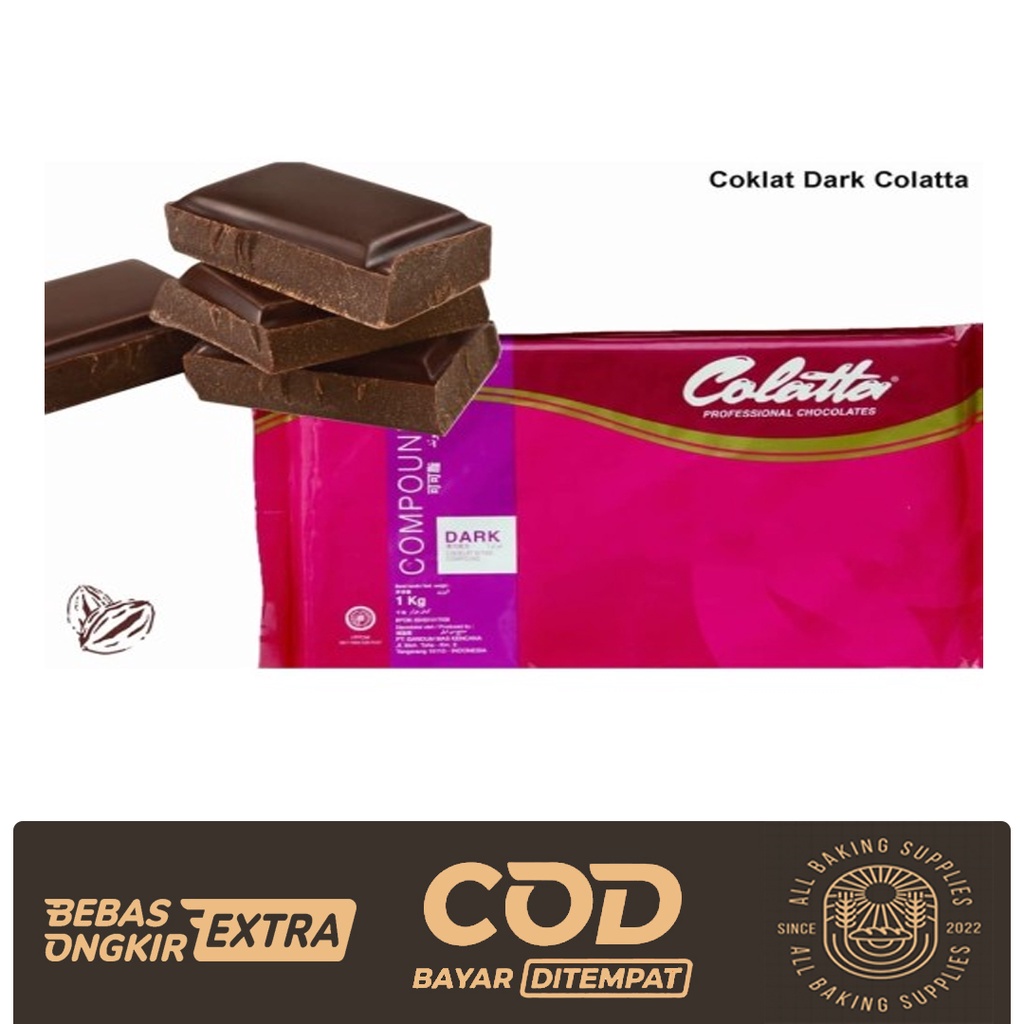 Jual Colatta Dark Chocolate Compound Cokelat Coklat Hitam Colatta ...