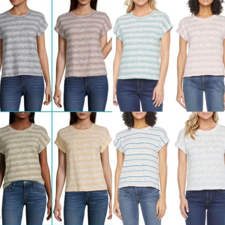 Jual TERMURAH!!! Anna/JC Penney Tee Woman | Shopee Indonesia