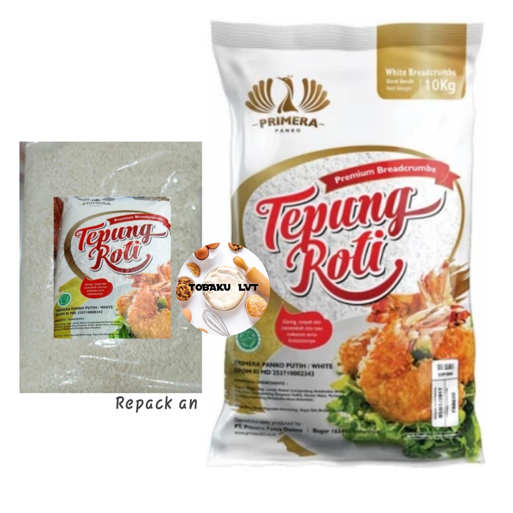 Jual TEPUNG ROTI/ PANIR/ PRIMERA PANKO WHITE 1000 GRAM | Shopee Indonesia