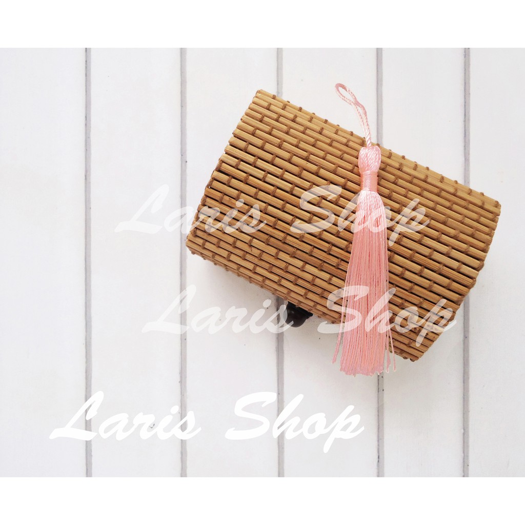 Jual Tali Rumbai Tasel - Tali Tassel Merah Muda Baby Pink Hiasan Kado ...