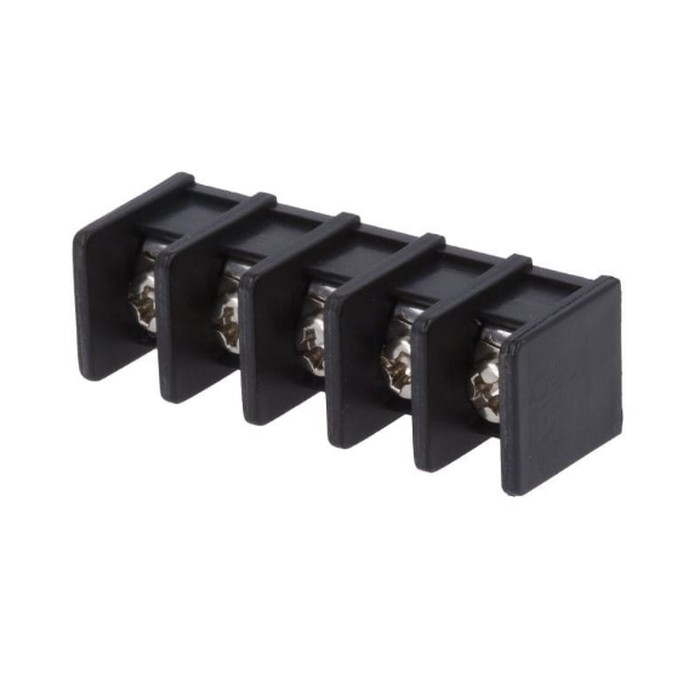 Jual Terminal Block blok Hitam 5P PCB 5 P KF45 5 Pin KF 45 baut ...